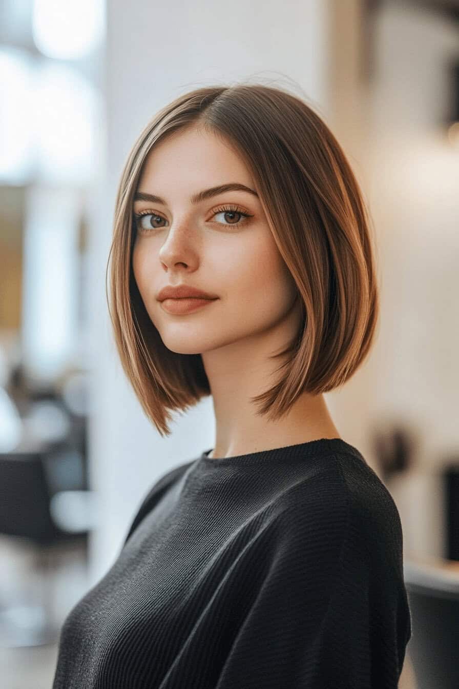 15 inspirierende Long Bob mit Pony Looks für stilbewusste Frauen ...