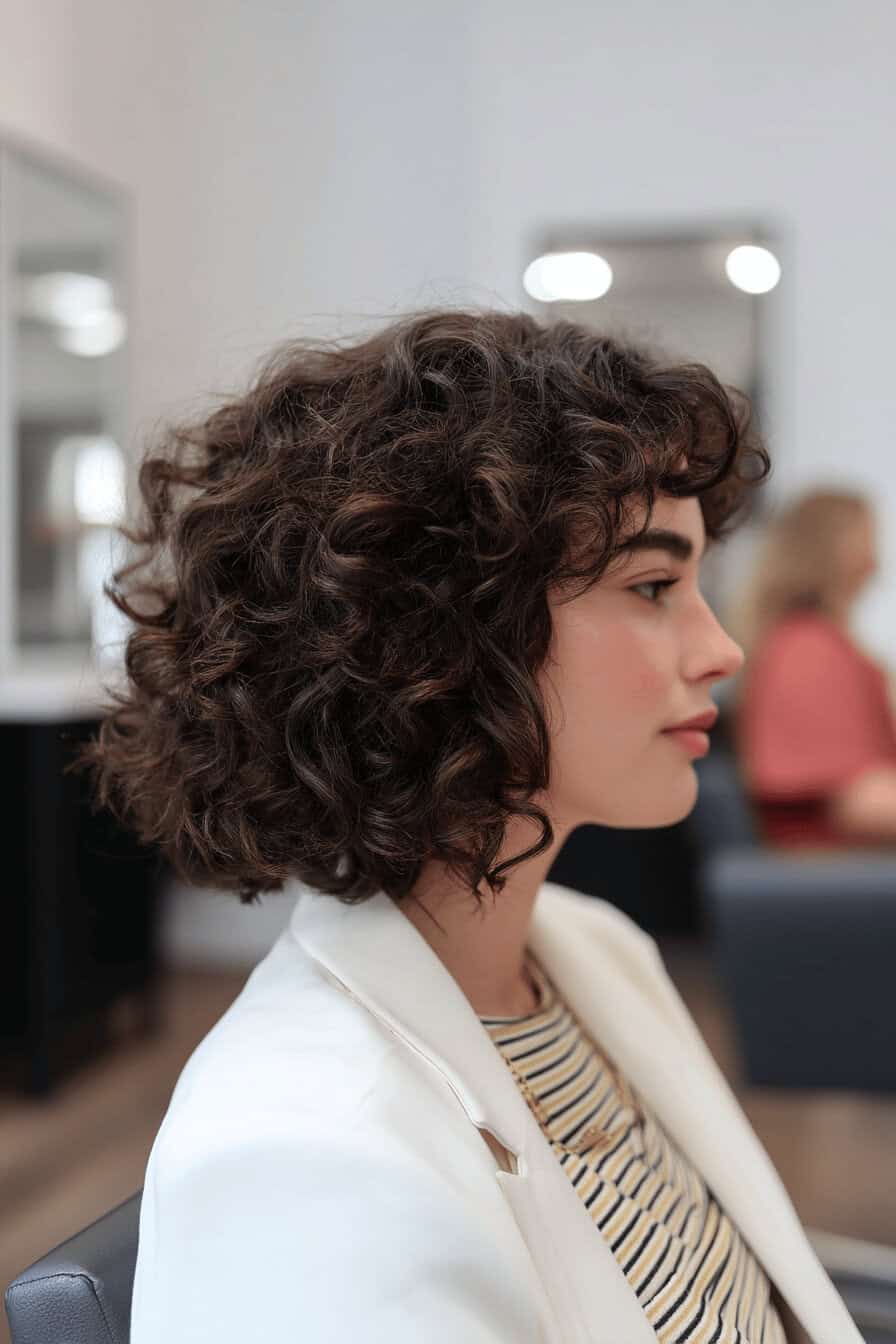 18 fantastische Bob-Frisuren mit Locken: Von verspielt bis glamourös ...
