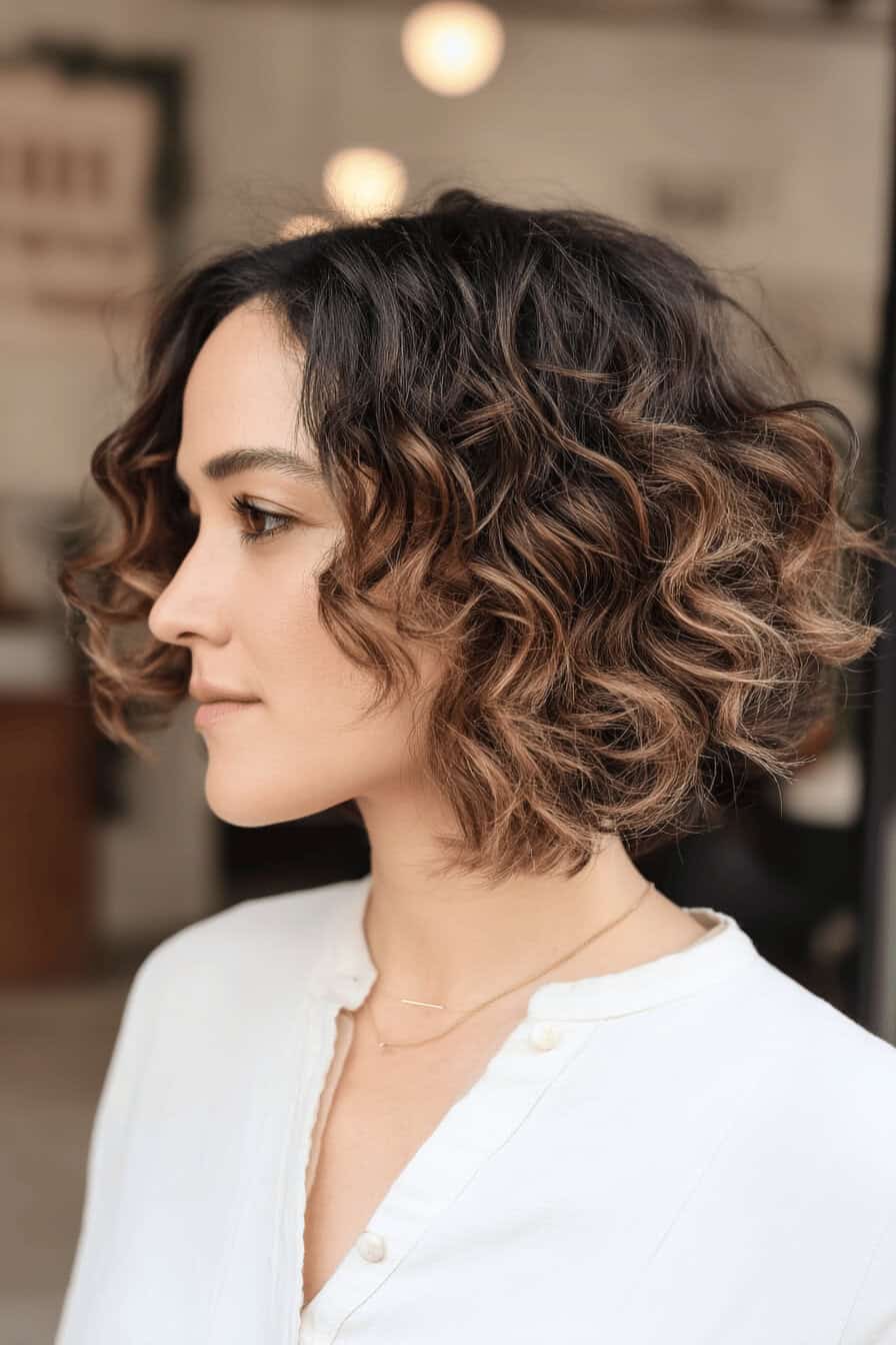 18 fantastische Bob-Frisuren mit Locken: Von verspielt bis glamourös ...