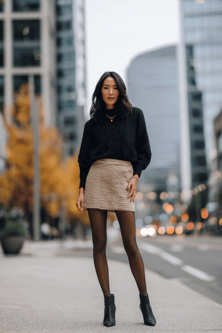 29 kreative Minirock Outfits für den Herbst – so stylst du jeden Look ...