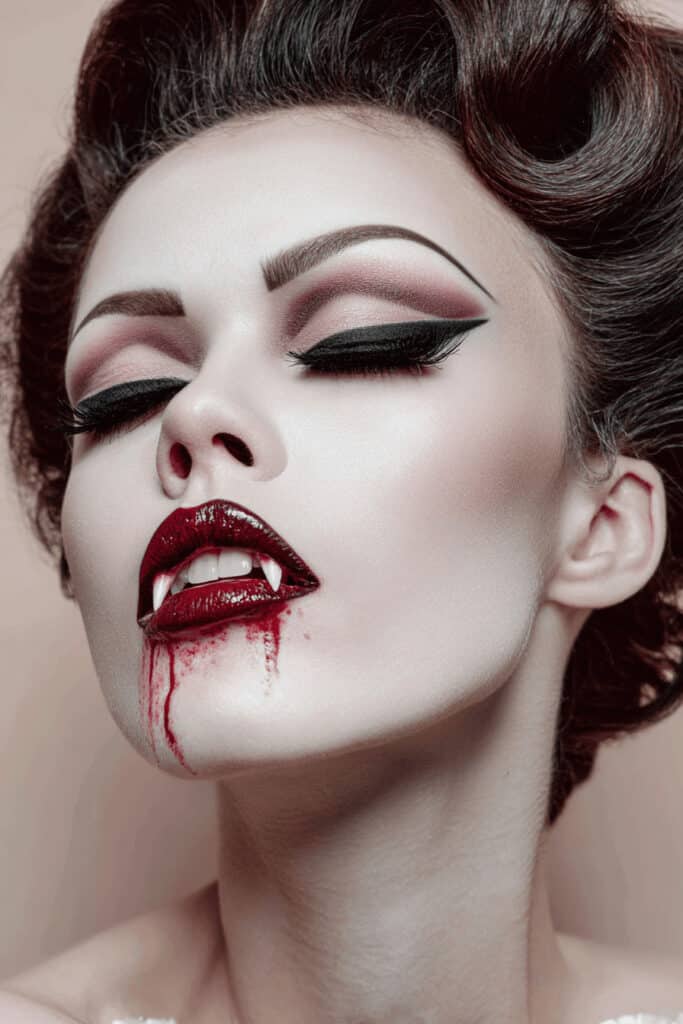 15 einzigartige Halloween Make up Ideen Vampir – von klassisch bis ...