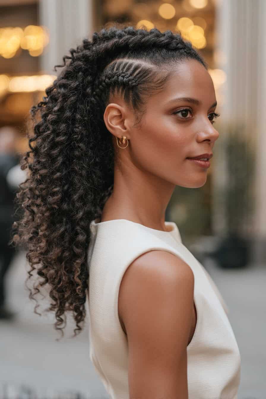 13 kreative Frisuren-Ideen für mittellanges Haar mit Locken, die deinen ...